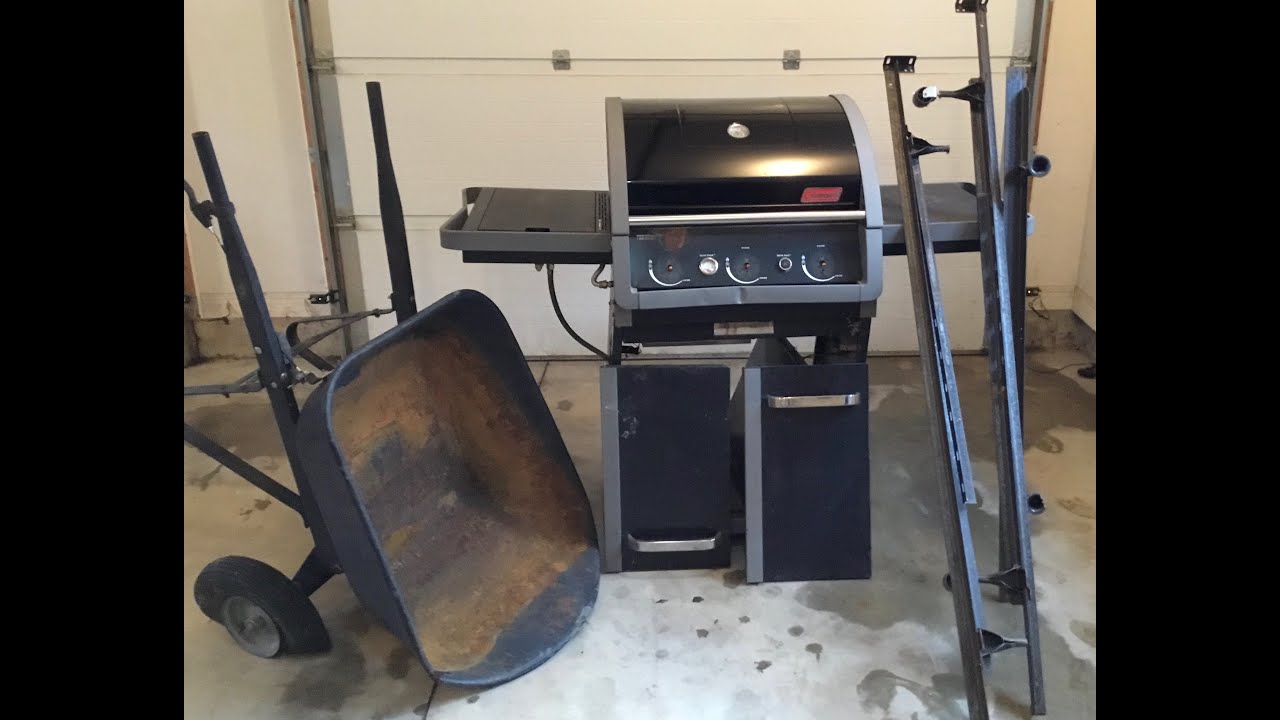 Scrapping a wheelbarrow, bbq, and bed rails for QUICK and EASY MONEY ...