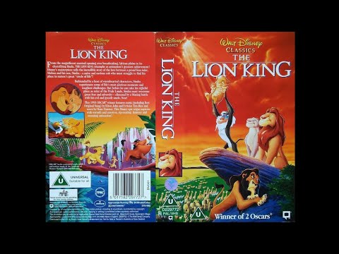 Walt Disney The Lion King (1994)(Trailer VHS 1995 UK)(Coming Soon to Video)