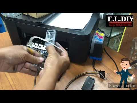 Canon E4270 ciss kit install - YouTube