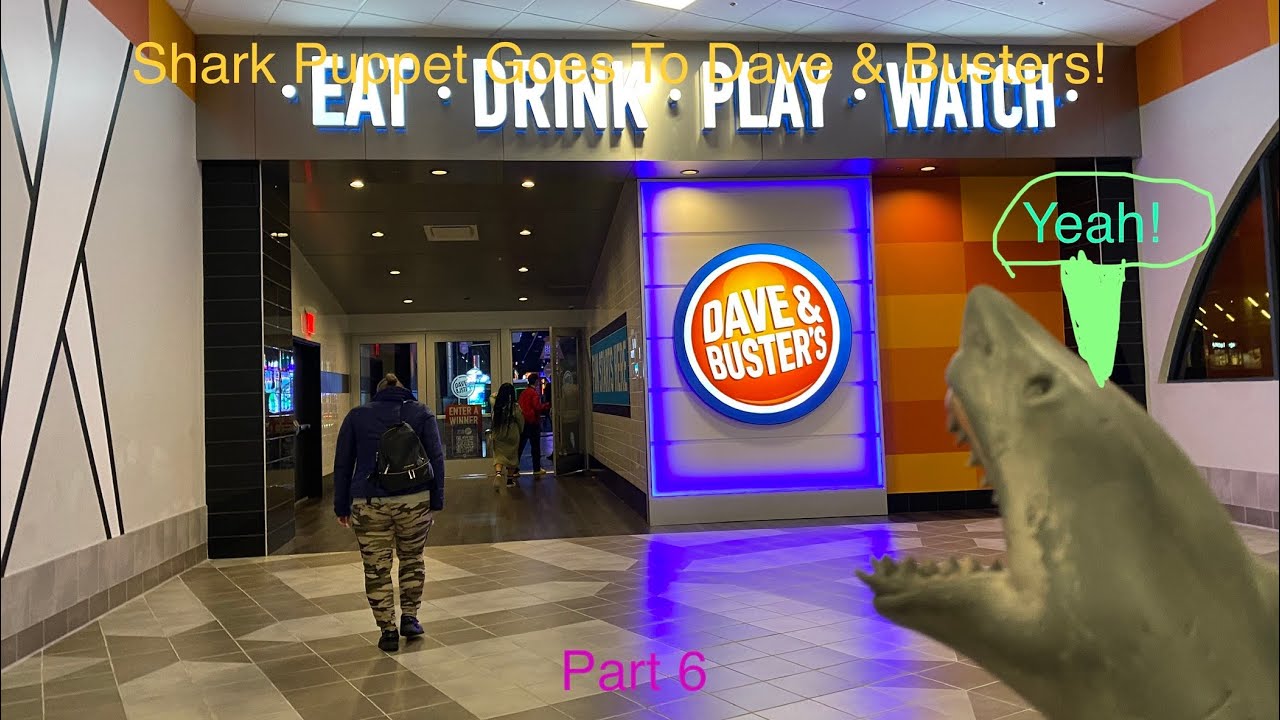 Shark Puppet Goes To Dave & Busters! (Part 6) - YouTube