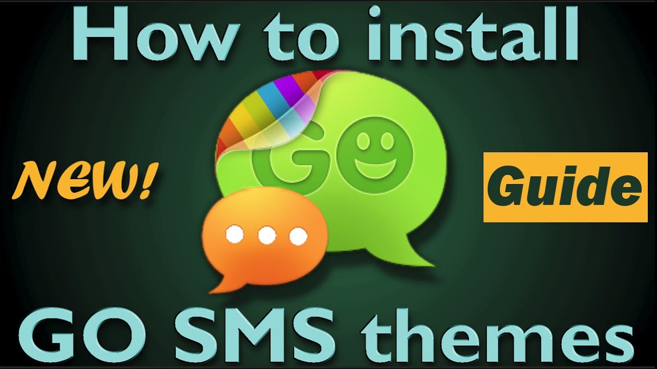 How to install GO SMS themes (short version) - YouTube
