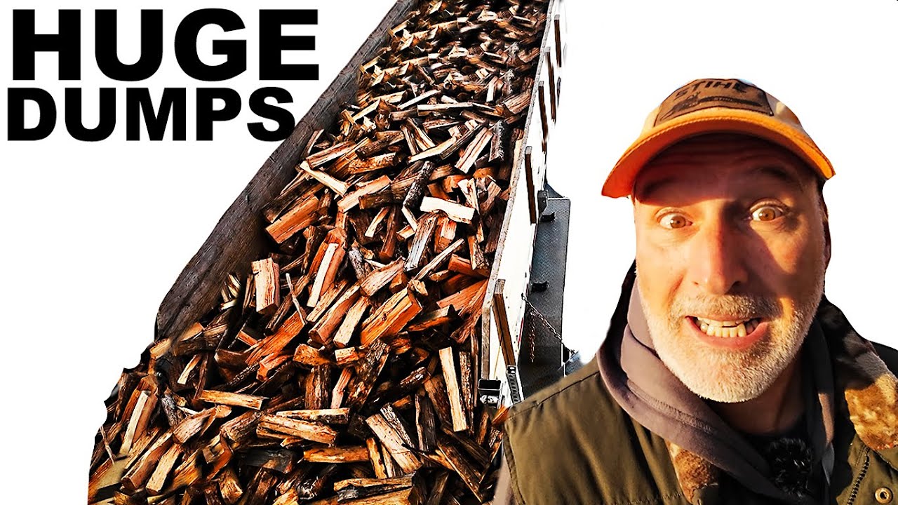 In the Woodyard FIREWOOD LOGS split and delivered ...same day! - YouTube