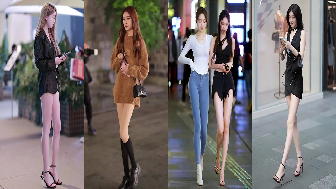 Chinese Street Beauties Hottest Street Fashion For Girls On China Tiktok Street Shine Ep30