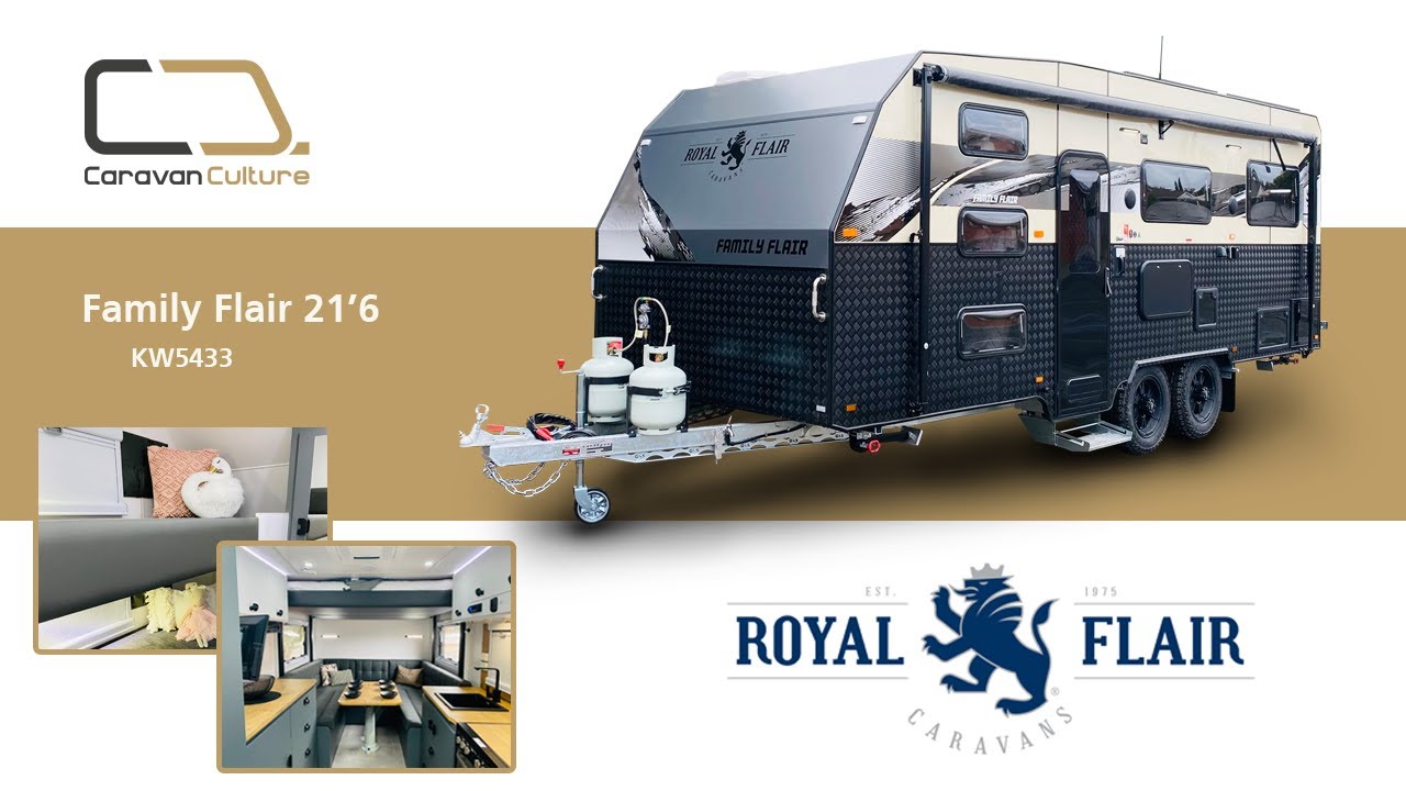 2021 Royal Flair Family Flair 21'6 Caravan (KW5433) - YouTube