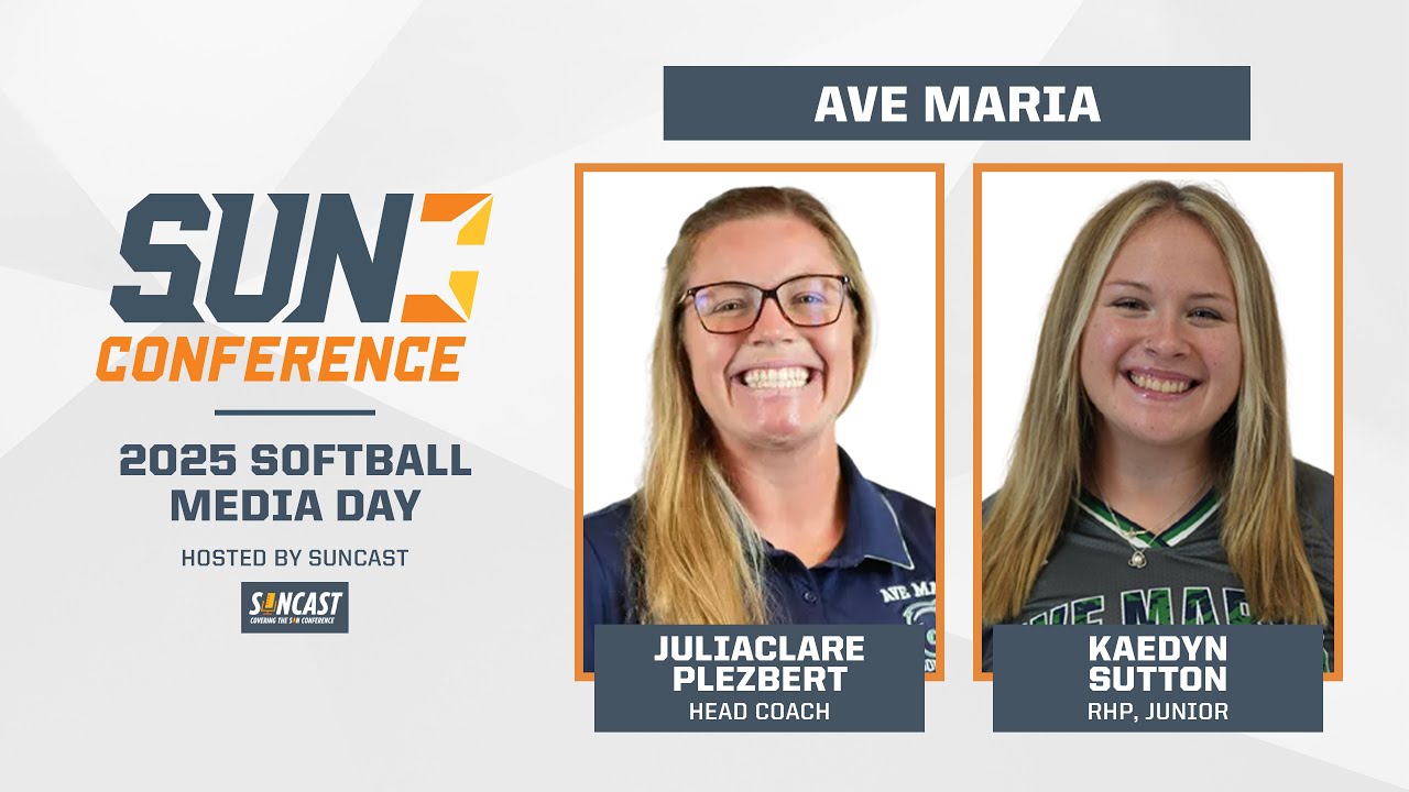 2025 Sun Conference Softball Media Day - Ave Maria - YouTube