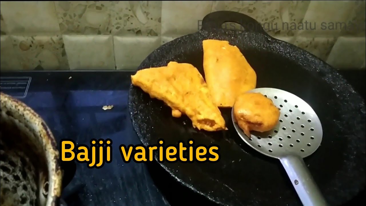 3 வகை பஜ்ஜி | Bread, Appalam, Onion bajji - 3 varieties& How to do ...