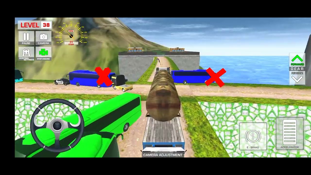 Truck Simulator : Death Road Game Level 38 #trucksimulator #deathroad # ...