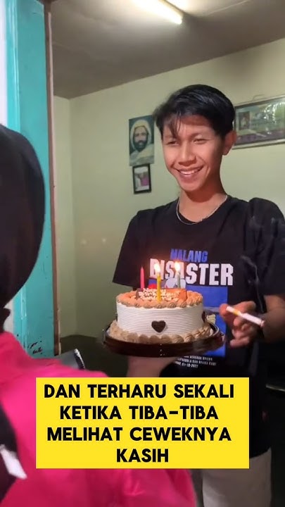 momen romantis ketika pacar kasih surprise ulang tahun cowok nya ‼️ #romantis #surprise # ...