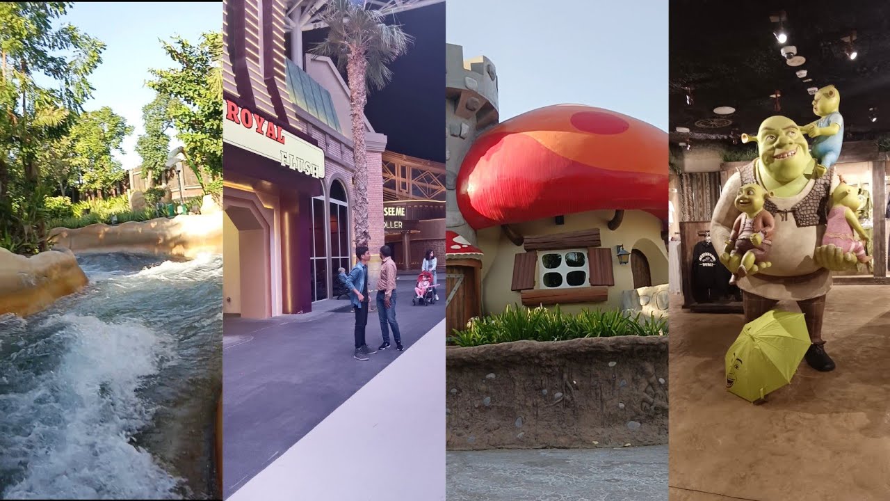 motion gate in side amazing rides #motiongate #riverland #dubaivlog ...