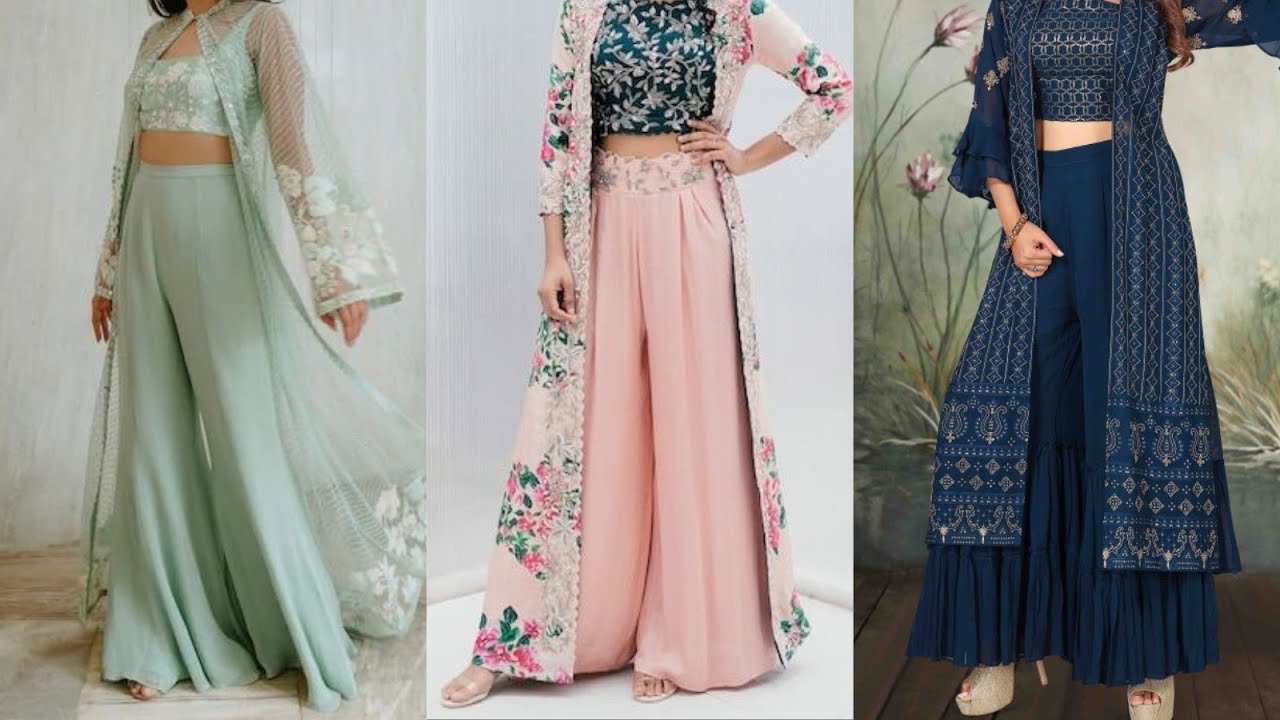 Most attractive stylish unique palazzo design #trousers #palazzo # ...