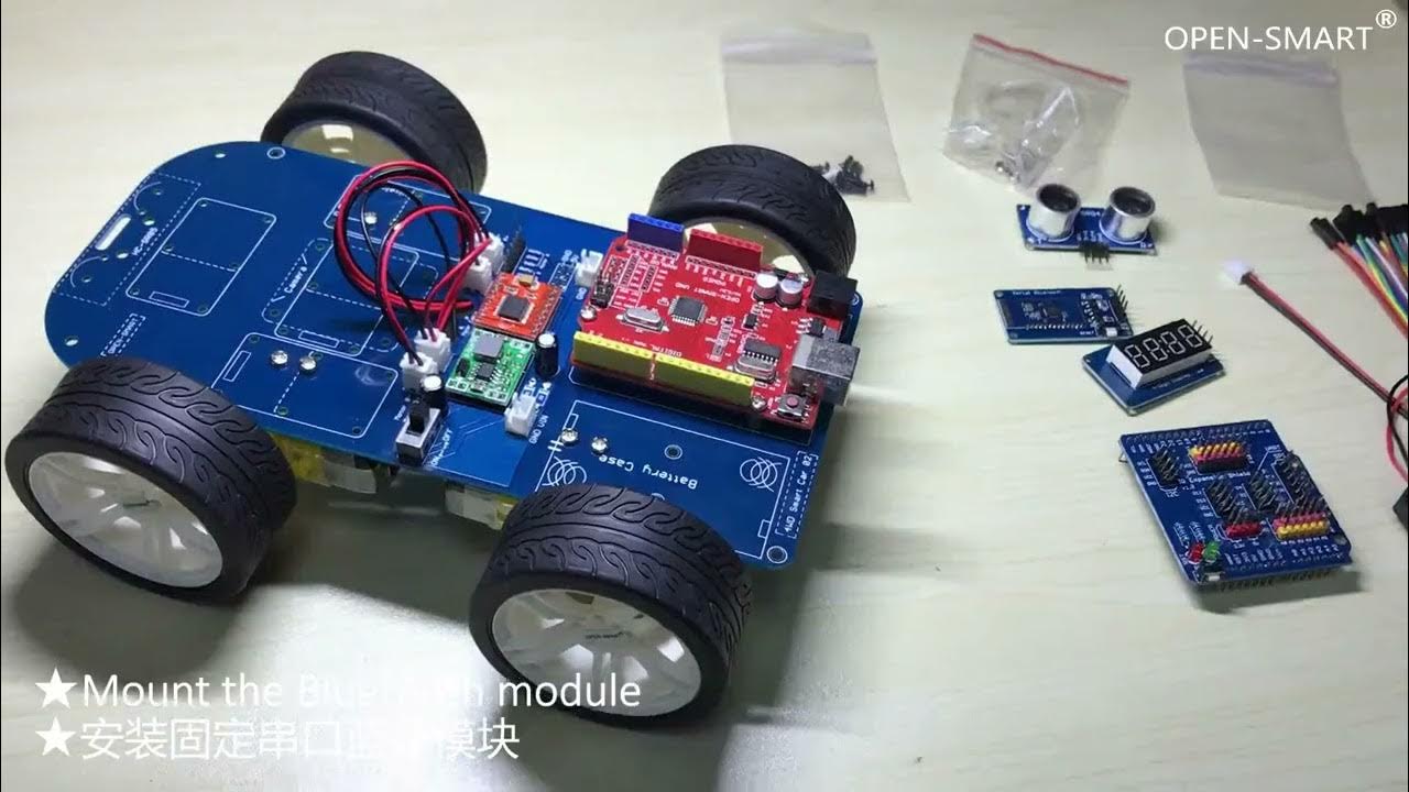 OPEN-SMART 4WD Smart Car 02 Hardware Installation Tutorial reference - YouTube