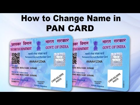 PAN Card Name, DOB, Father Name Correction Online | PAN Card Correction ...