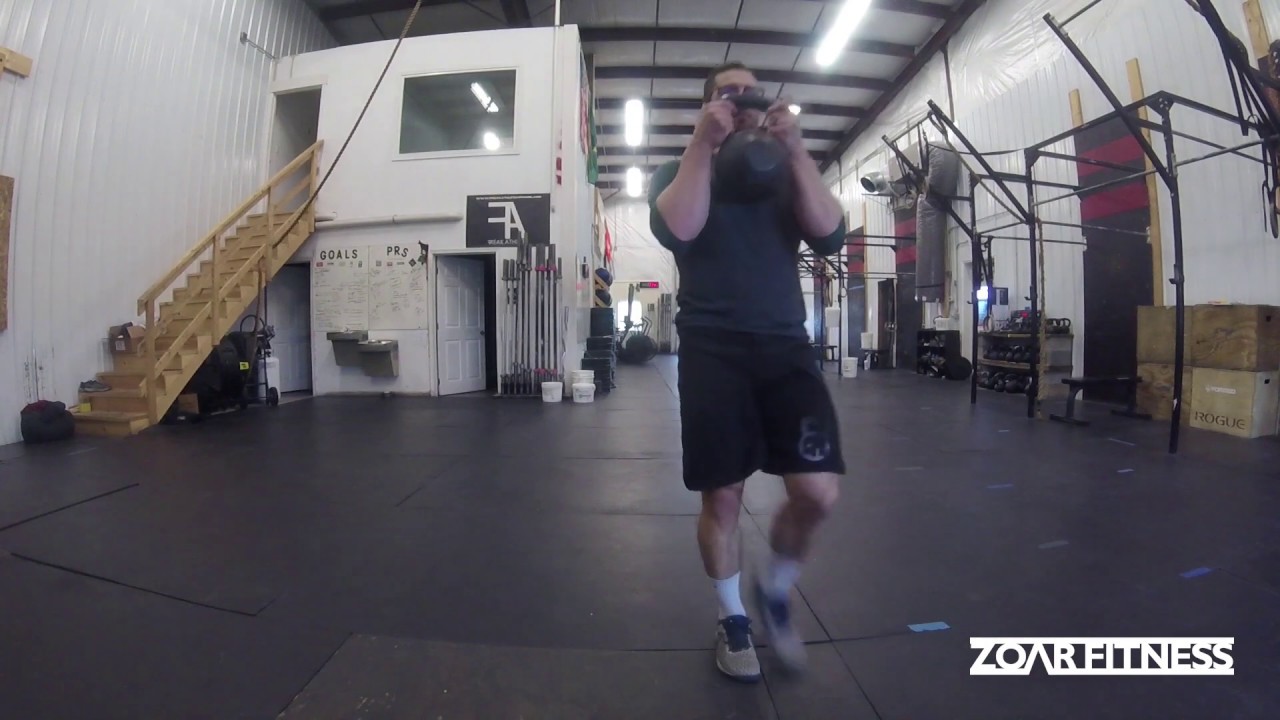Goblet Kettlebell Carry - YouTube