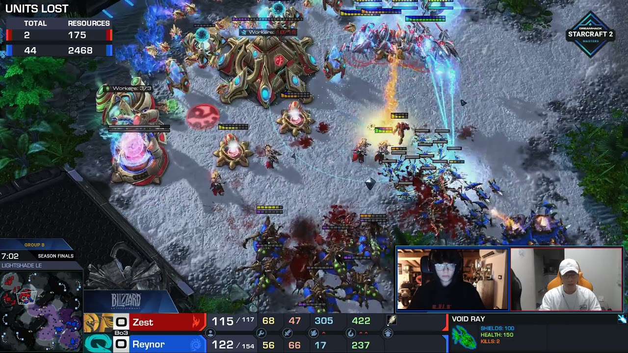 Starcraft 2 Shorts: Zest holding a queen walk flawlessly - YouTube