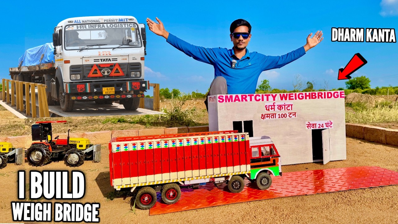 I Build Weigh Bridge Dharam Kanta For RC Trucks - Chatpat toy TV - YouTube
