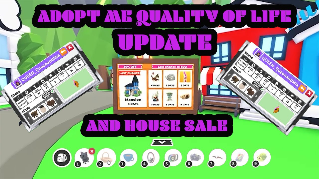 ADOPT ME QUALITY OF LIFE UPDATE - YouTube