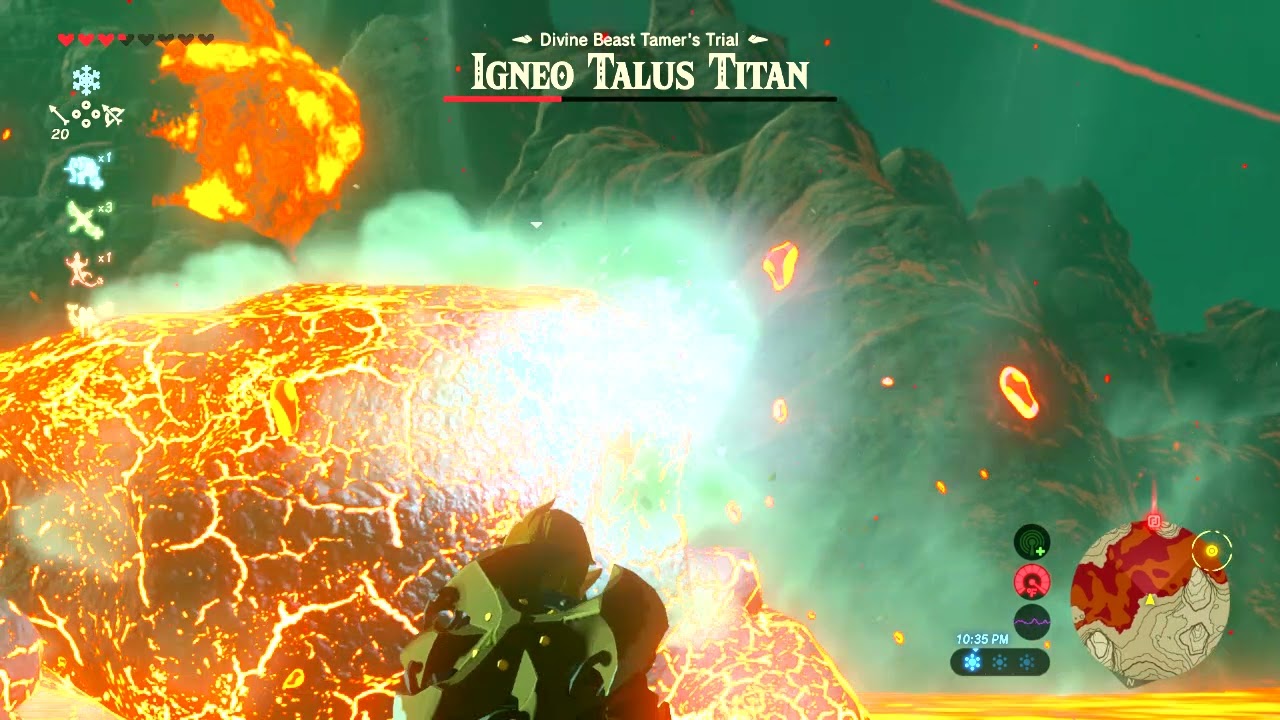 Zelda: BOTW - Champions Ballad - Igneo Talus Titan - YouTube