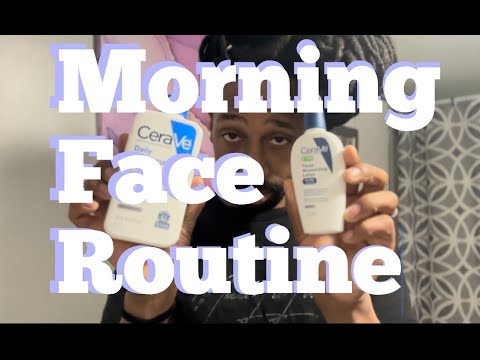 Morning Face Routine - YouTube