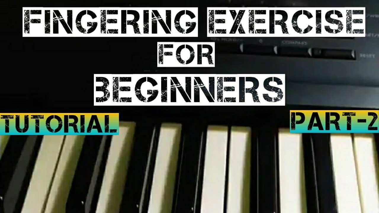 Fingering Exercise For Beginners with Notes Piano - Both Hands - YouTube