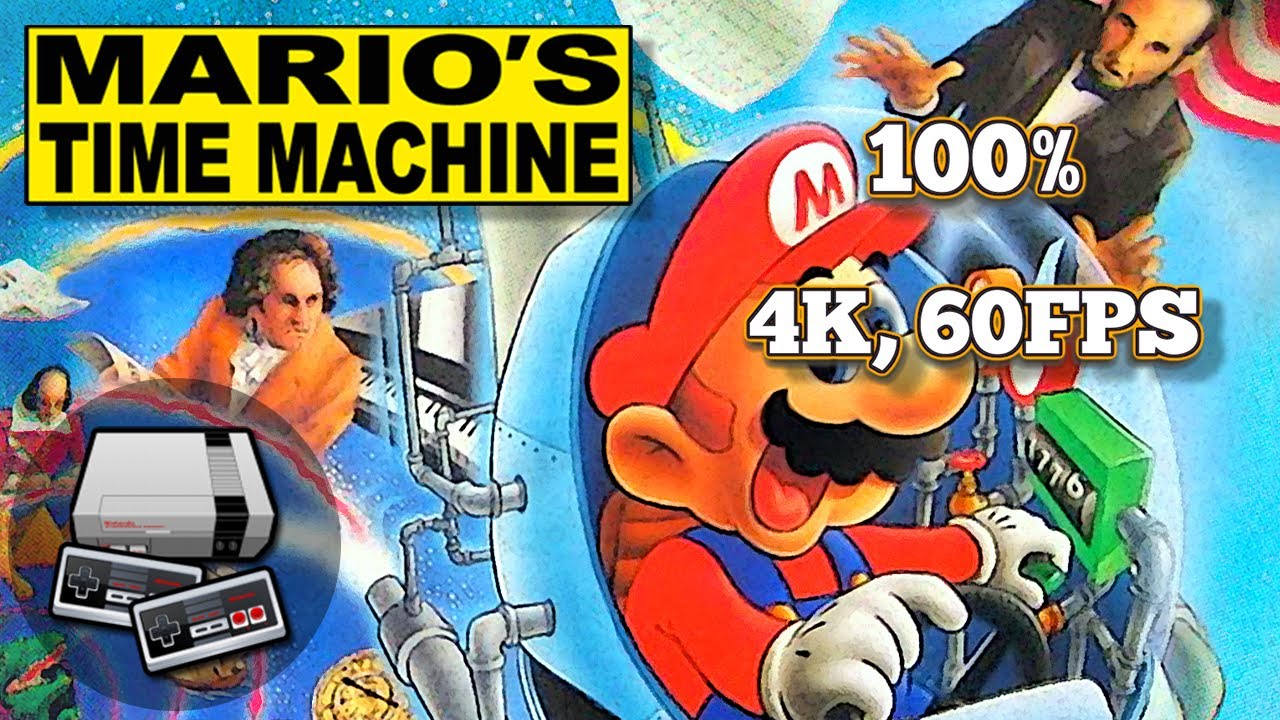 Mario's Time Machine (NES) [100%] (4K, 60FPS) - YouTube