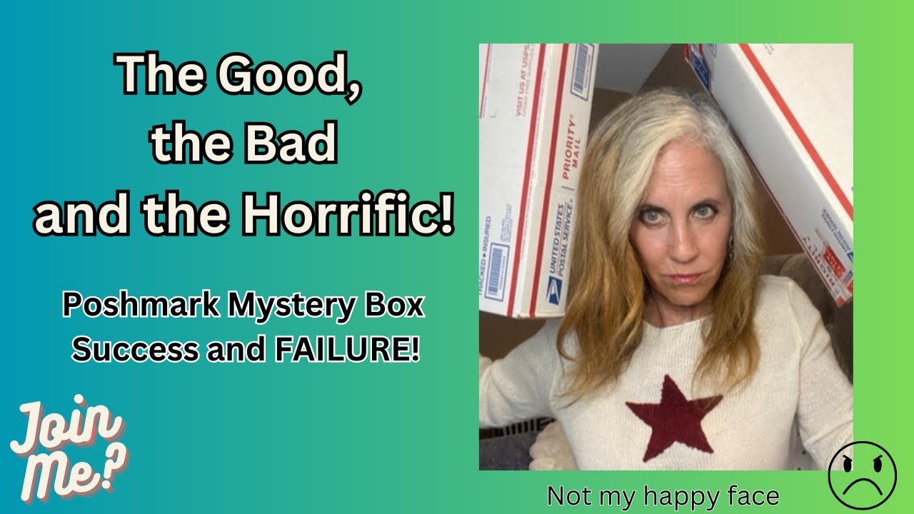 POSHMARK MYSTERY BOX HIT AND BAD MISS | BAD THE HORRIFIC FOR 2024 | I ...
