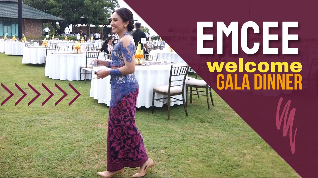 MC for Welcome Gala Dinner - International Convention in Bali ...