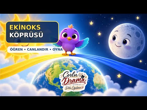 Ekinoks Nedir? 🌍☀️ | Çocuklar İçin Eğlenceli Anlatım + Ekinoks Köprüsü Drama Oyunu