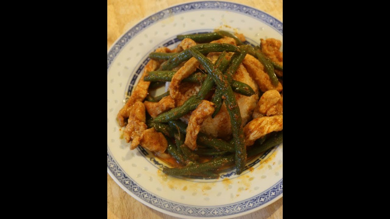 Thai Pad Prik King Recipe - YouTube