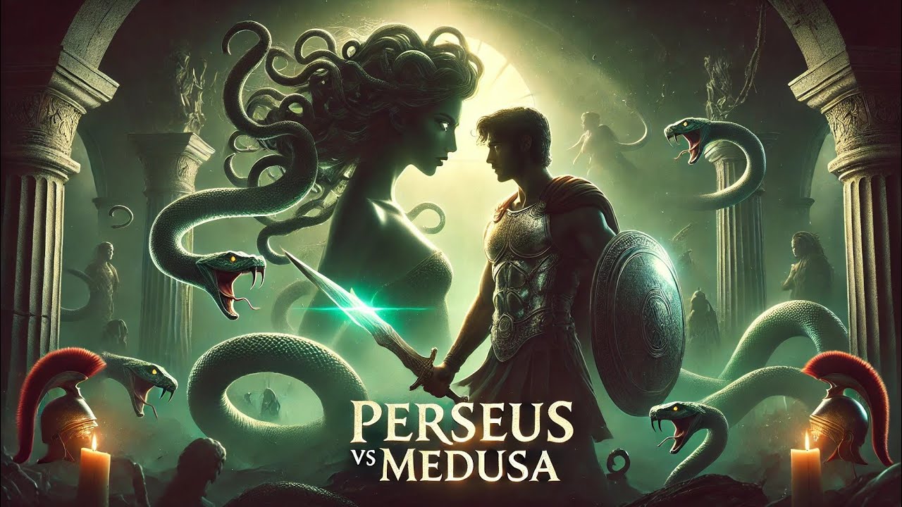 Perseus vs. Medusa: A Heroic Battle of Greek Mythology - YouTube