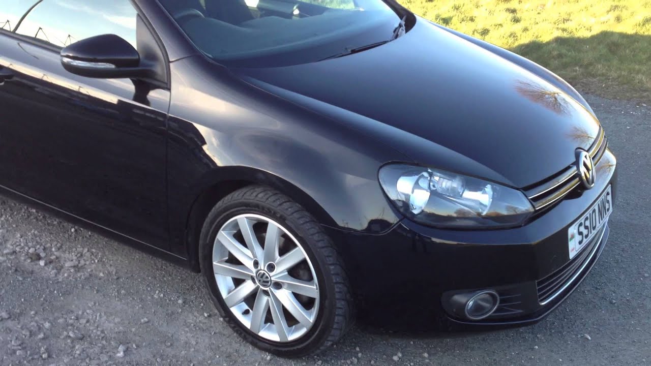 2010 VW Golf 2.0 GT TDi 140 Manual Turbo diesel 5 door in black - YouTube
