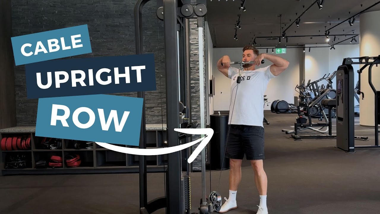 Cable Upright Row - For Beginners - YouTube