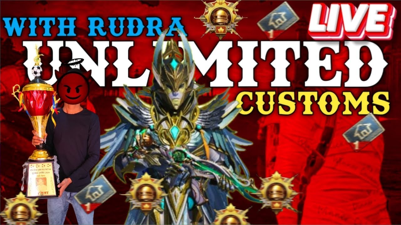 Rudra bhai | BGMI LIVE TDM 1v1 M4 CUSTOM ROOMS & COMENTRY | - YouTube