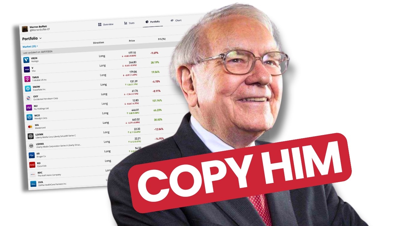 This Is How You Can Copy Warren Buffett Investments - YouTube