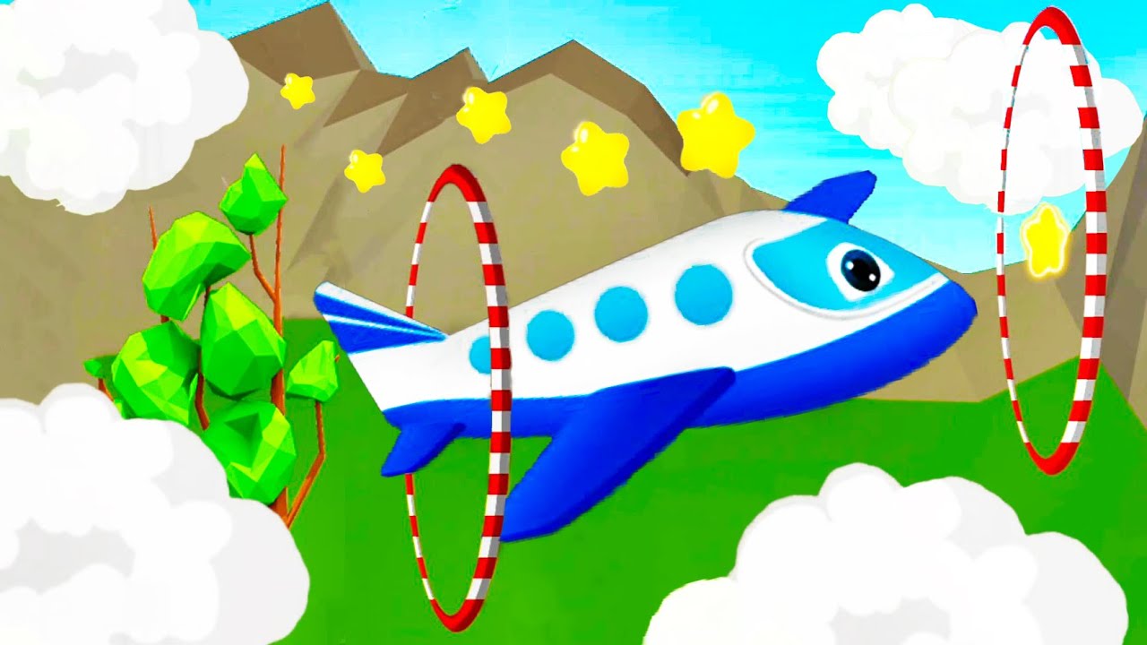 Fun Kids Planes Game #5 🛩Flight Games for Kids!👩🏽‍ ️💛👨🏽‍ ️ - YouTube