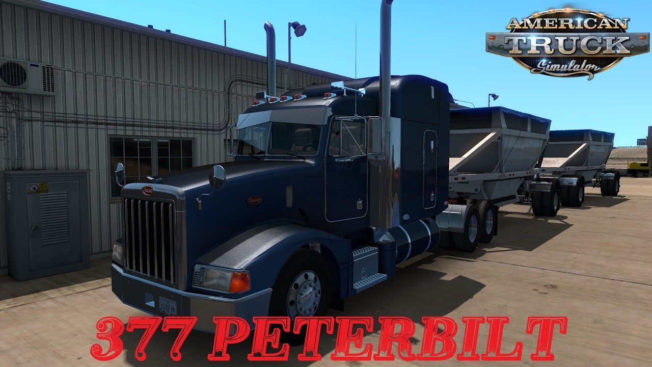American Truck Simulator 377 Peterbilt - YouTube