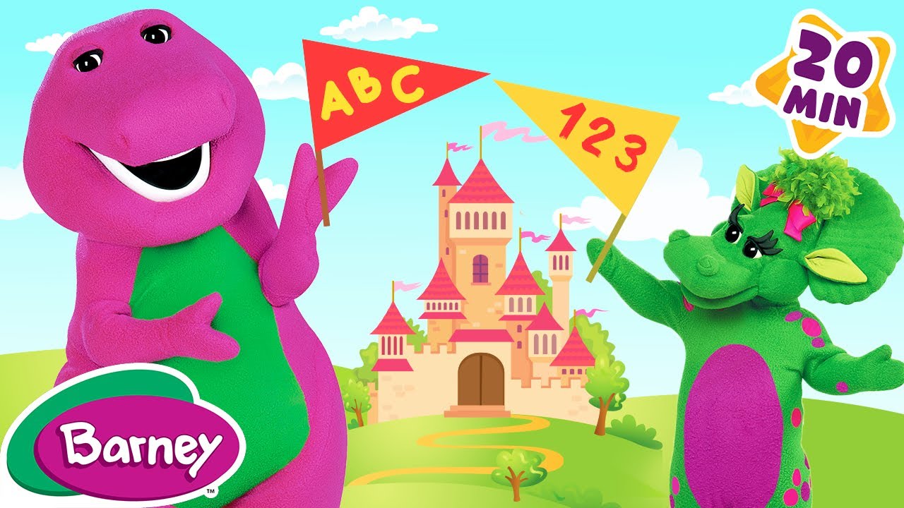 Wave The Flag + More Barney Nursery Rhymes and Kids Songs - YouTube