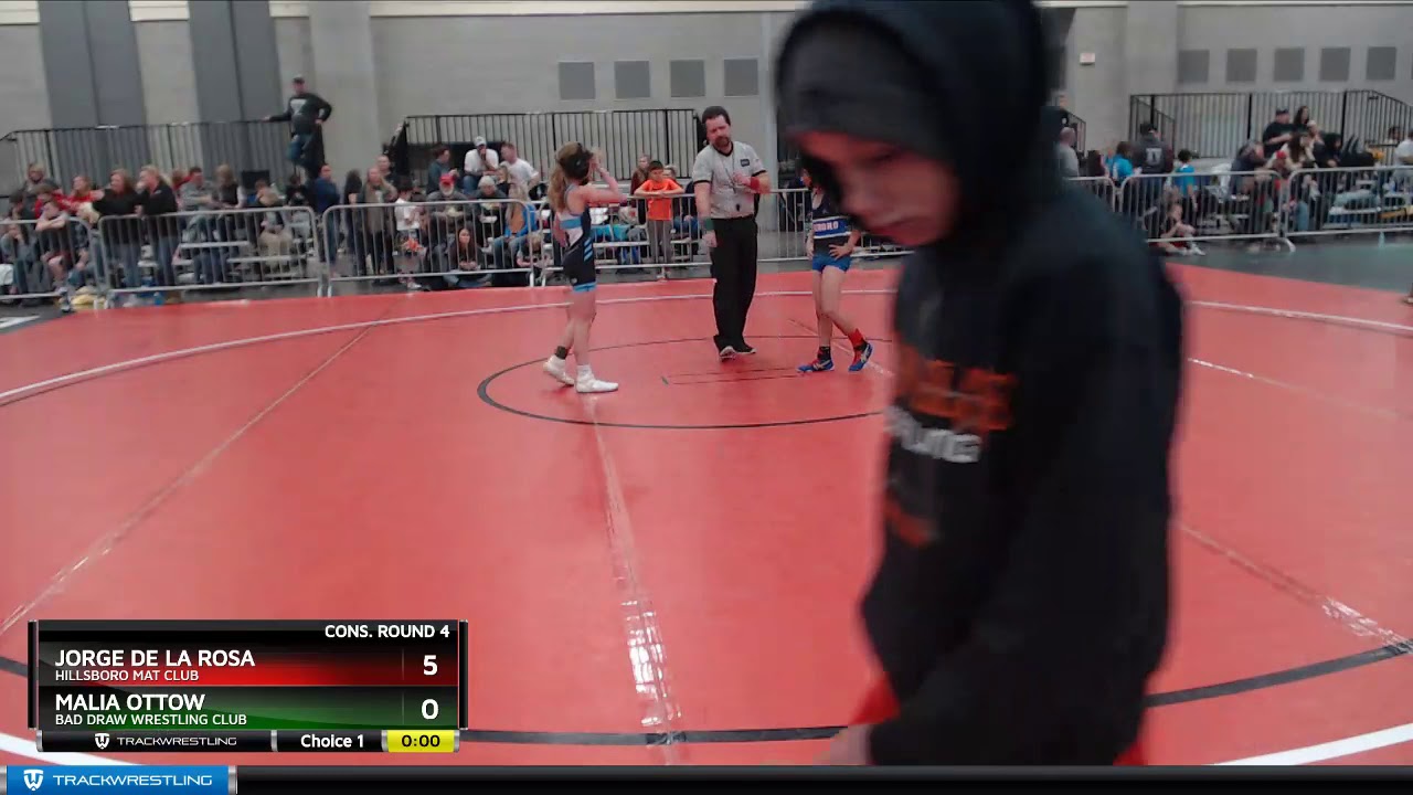 12U 74 Malia Ottow Bad Draw Wrestling Club Vs Jorge De La Rosa ...