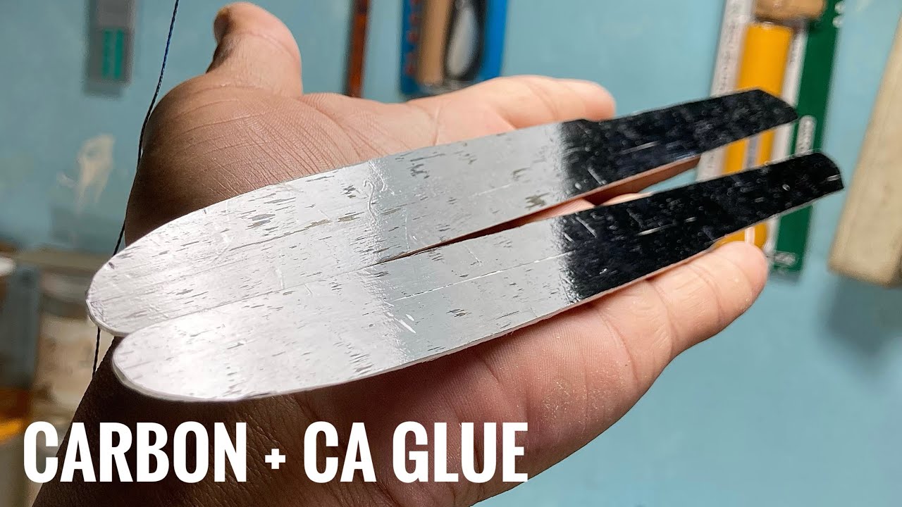 Carbon Fibre with CA Glue for Tip Launch Glider Fuselage - YouTube