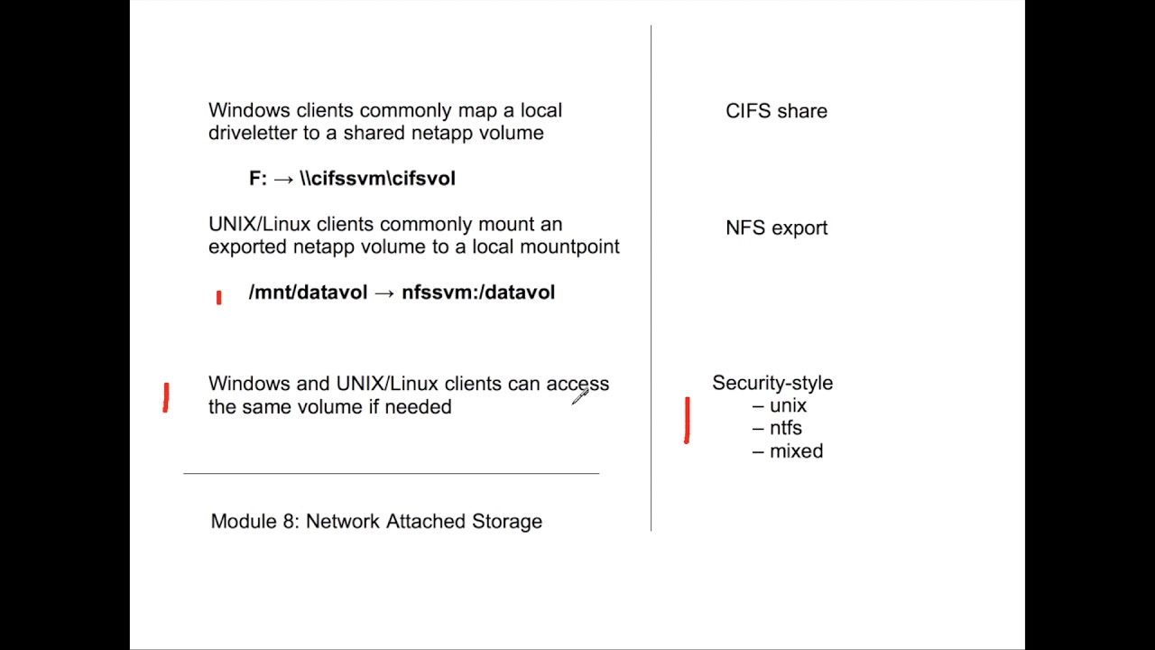 NetApp ONTAP cli NAS part1 - YouTube