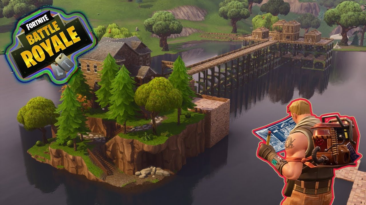 Building a Pier at Loot Lake in Fortnite! - YouTube