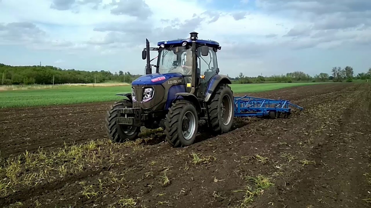 Культивация LOVOL 1054 - YouTube