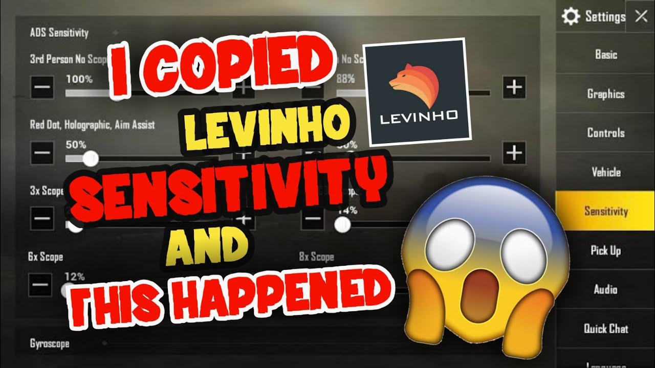 I COPIED LEVINHO GYROSCOPE SENSITIVITY AND THIS HAPPENED WITH ME 😲 # ...
