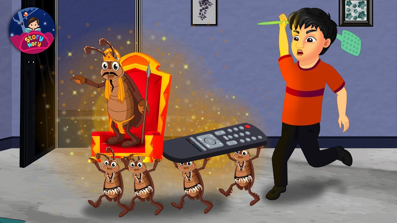 Cockroach Ka Hamla | Hindi Kahaniya | Moral Kahani | Hindi Fairy tales ...
