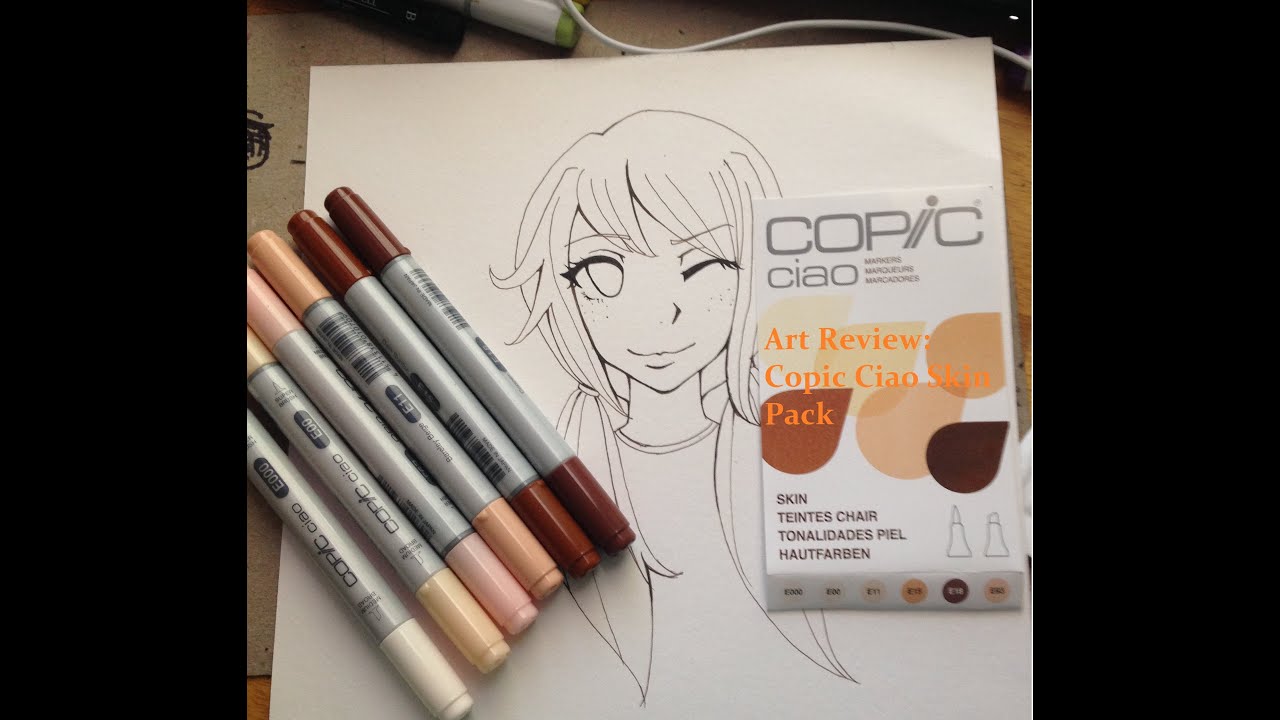 Art Review: Copic Ciao Skin Pack/speedpaint - YouTube