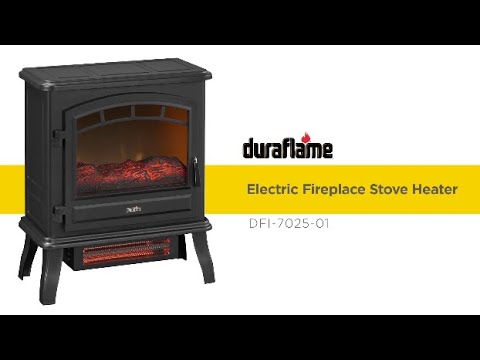 duraflame® Infrared Quartz Electric Fireplace Stove Heater - YouTube