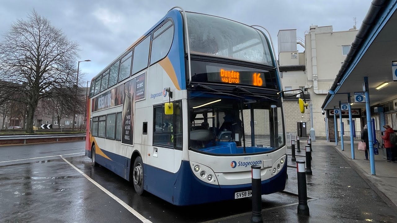*Very nice Kickdowns* Stagecoach in Perth Enviro 400 Trident 19373 ...