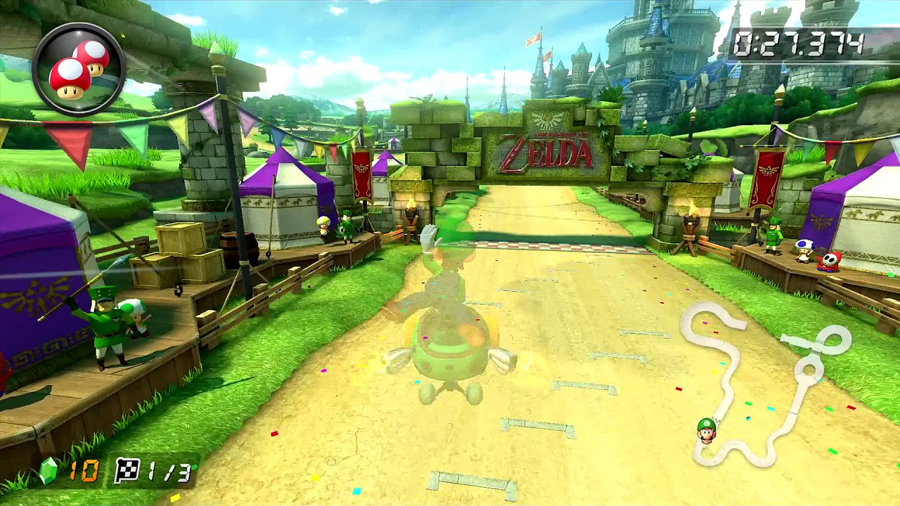 Hyrule Circuit [200cc] - 1:21.797 - Ryan5* (Mario Kart 8 Deluxe World ...