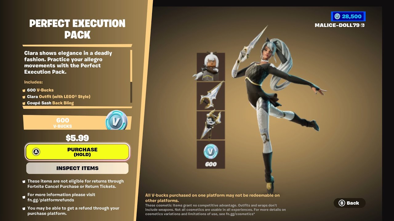 FORTNITE BUYING PERFECT EXECUTION PACK - YouTube