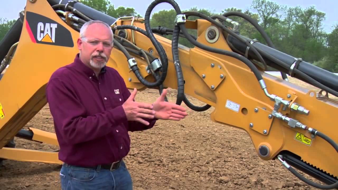 Backhoe Loader: Adjust E Stick Precision - YouTube