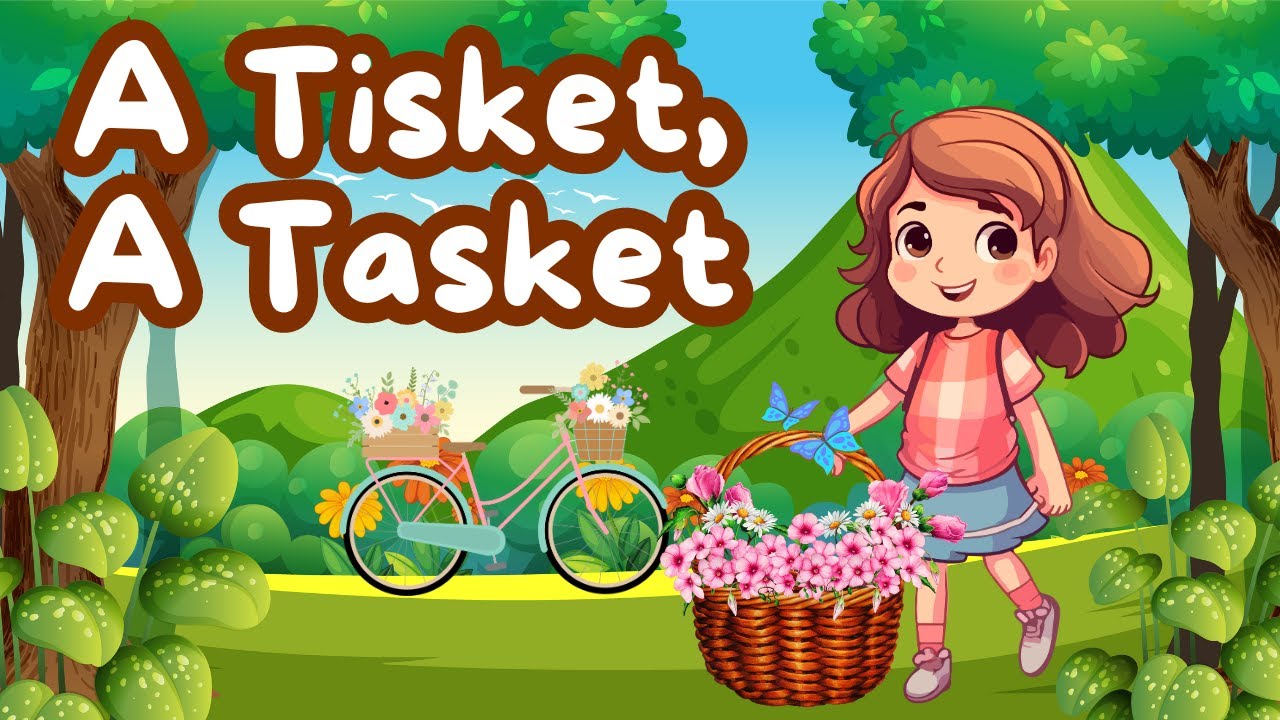 A Tisket, A Tasket! | Fun Animated Nursery Rhyme for Kids #kidspoems # ...